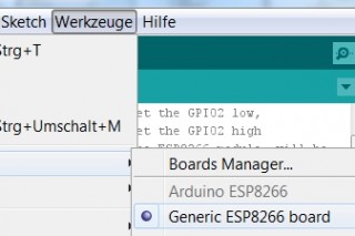 ESP8266 in der Arduino IDE - Elektronik Dachbude